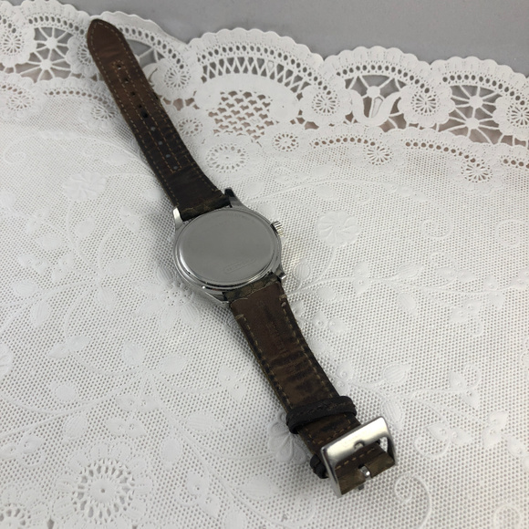 Coach | Accessories | Womens Coach Logo Watch With Brown Leather Strap ...